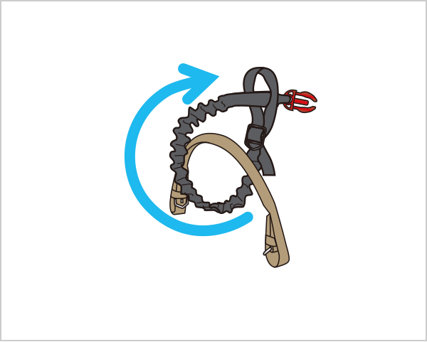 Hit-Air English Saddle Strap